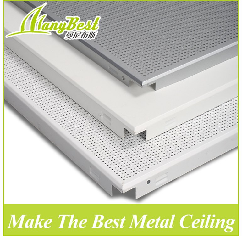 600mm X 600mm /600 X 1200 Aluminum Accoustic Metal Suspended Ceiling ...